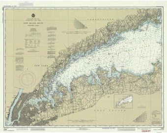 Chatham Harbor and Pleasant Bay MA 1971 Nautical Map by Oldmap