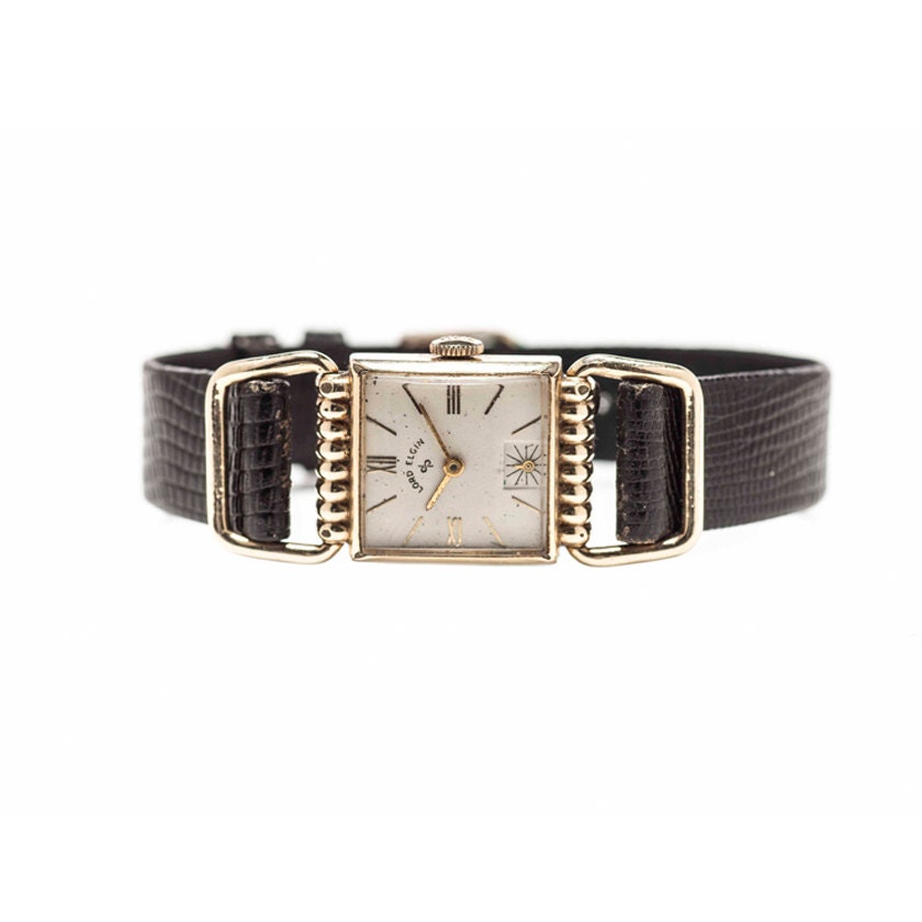 1950 Elgin “Driver watch with hinged lugs – Haute Juice
