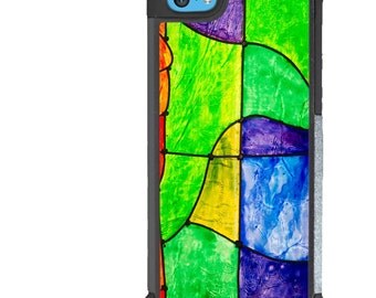 Stained glass case | Etsy