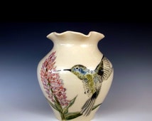 Unique hummingbird vase related items | Etsy