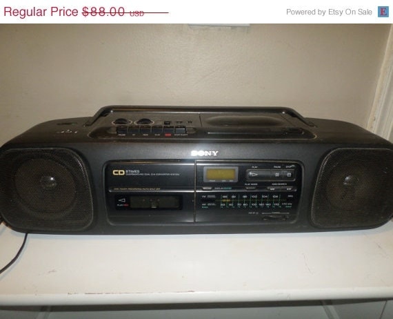 Huge Sale Save 60% Vintage Early 1990's Sony by AlexandersAtticVa