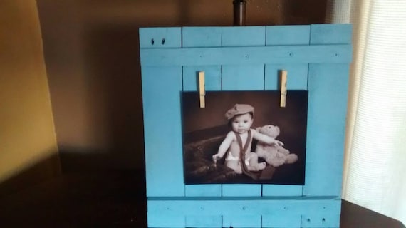 Pallet wood picture frame by LudwigWoodworkingLLC on Etsy