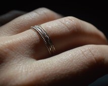 Popular items for delicate stack ring on Etsy