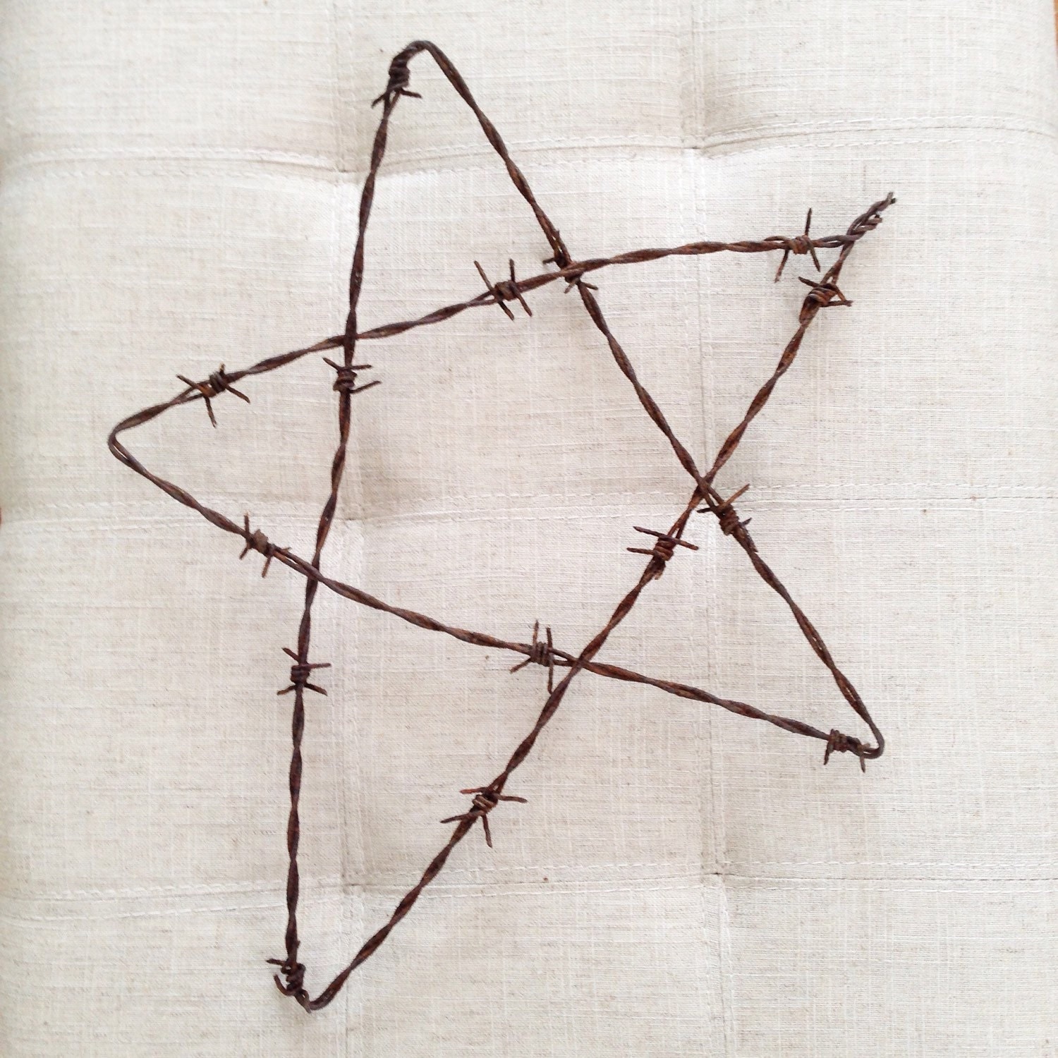 Barb wire Star by SimpleCellar on Etsy