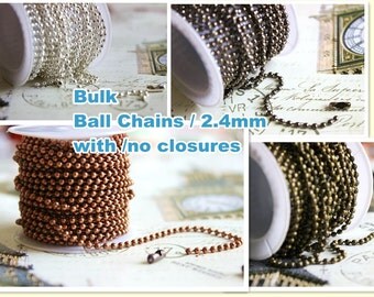 Brass ball chain | Etsy