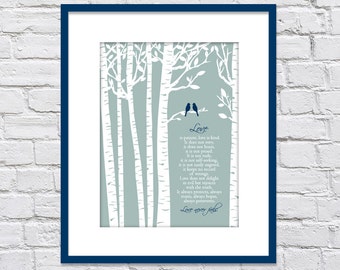 Birch tree art | Etsy