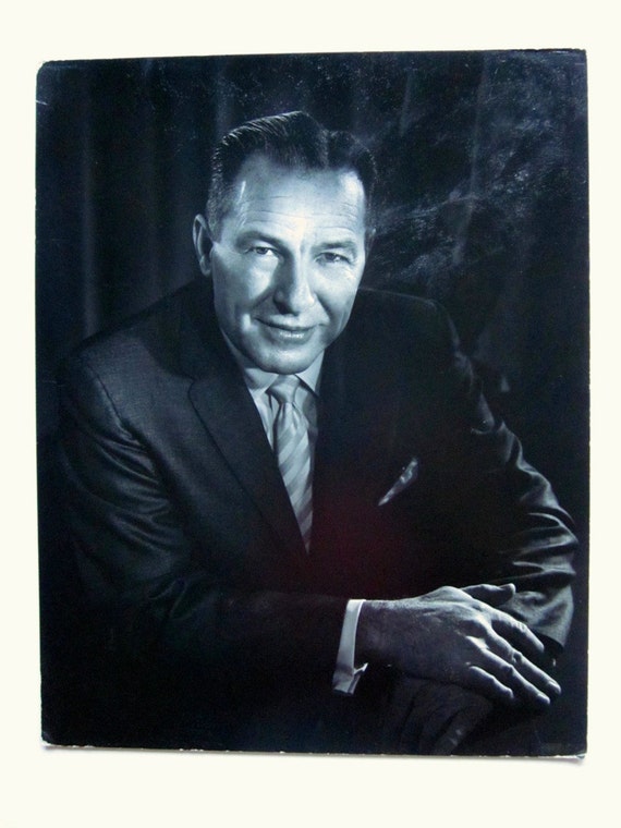 Vintage original photograph Sam Yorty Mayor Los by MODERNAIRES