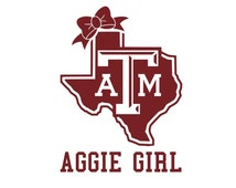Unique aggie girl related items | Etsy