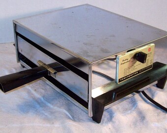 Vintage toaster TABLE BROILER oven Toastmaster Model 5206 retro chrome ...