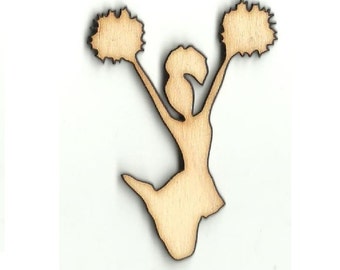 Cheerleader cut out | Etsy