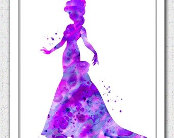 Cinderella print Disney princess Prince by FluidDiamondArt on Etsy