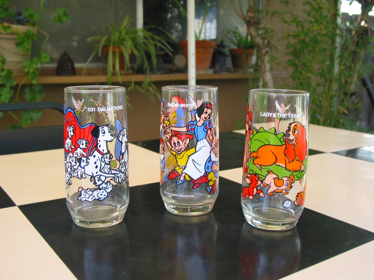 Wonderful World Of Disney Collector Series Character Glasses