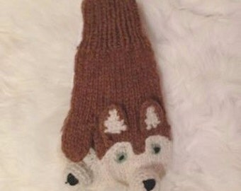 Animal mittens | Etsy