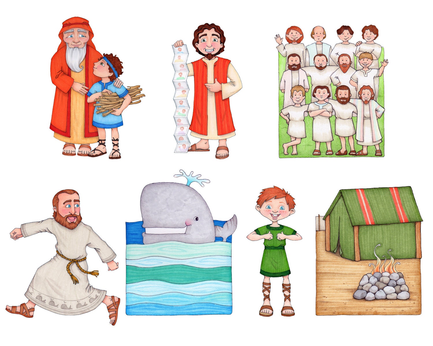 Follow The Prophet Clip Art by SusanFitchDesign on Etsy