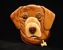 Popular items for intarsia dog on Etsy