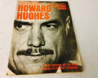 RARE -- Howard Hughes The True Story magazine paperback