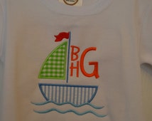 Popular items for sailboat monogram on Etsy