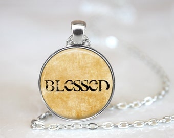 Popular items for blessed pendant on Etsy