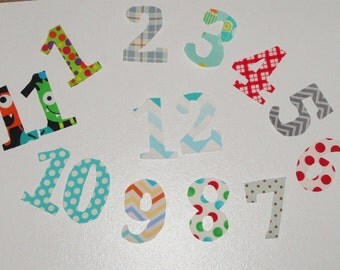 Popular items for number applique on Etsy