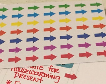 Popular items for arrow sticker on Etsy