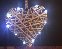Popular items for wicker heart on Etsy