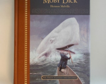 Hollow Book Secret BookSafe Moby Dick Book made into a Secret Hidden ...