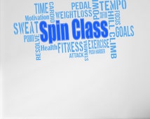 Unique spin class related items | Etsy