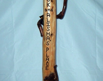 Popular items for cedar signs on Etsy