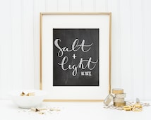 Popular items for salt and light on Etsy