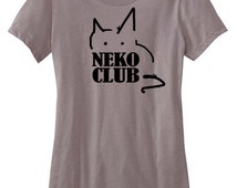 Popular items for cute cat shirt on Etsy