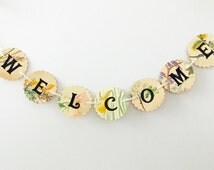Popular items for welcome garland on Etsy