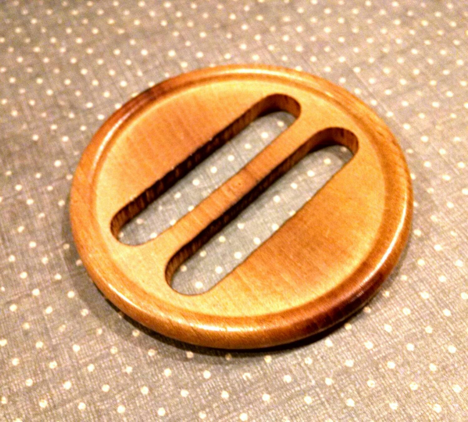 Vintage Wooden Belt Buckle / Sewing Supplies / Retro / Seamstress ...