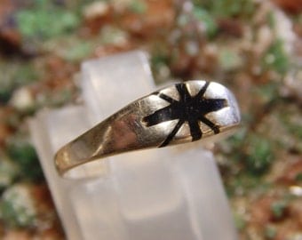 Vintage onyx ring | Etsy