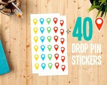 Popular items for push pin world map on Etsy