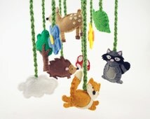 Unique forest animal mobile related items | Etsy