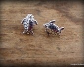 Turtle earrings | Etsy