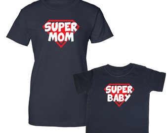 Popular items for super mom shirt on Etsy