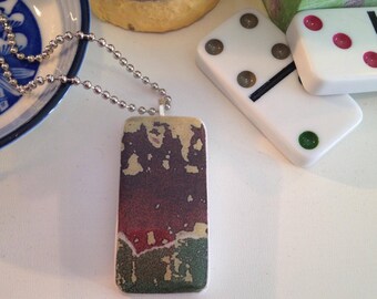 Domino pendant | Etsy