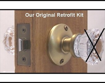 Door Knob Retrofit Kit to Install Your Antique Knobs & Good