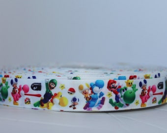Popular items for mario ribbon on Etsy