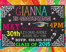 Popular items for neon party invite on Etsy