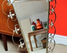 Popular items for wrought iron mirror on Etsy