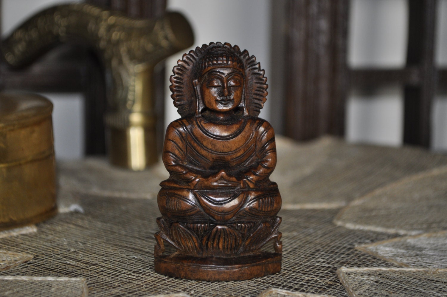 Tibetan Buddhism, Newari-style sculptures – small exotic wood carving ...