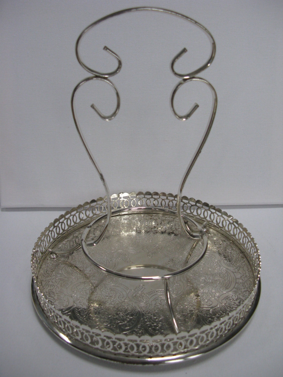 Silver Coloured Vintage Petit Four Server – Petit Four Tray – Canape ... Silver Coloured Vintage Petit Four Server – Petit Four Tray – Canape ...