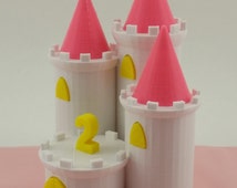Unique castle cake topper related items | Etsy