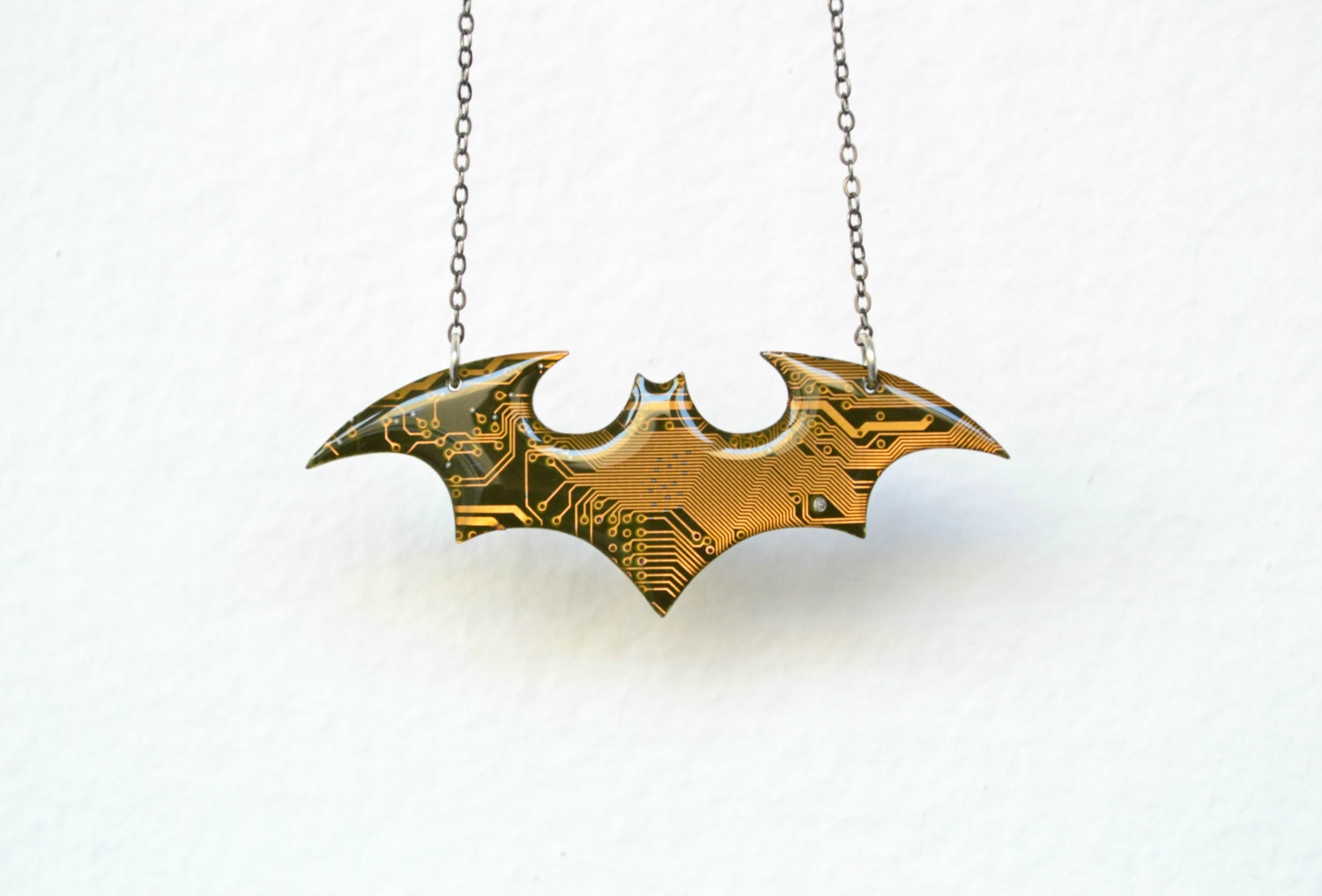 Batman Necklace Superhero Dc Marvel Batman Jewelry by HardResols