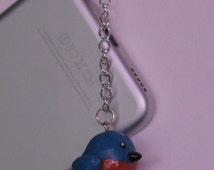 Popular items for blue bird charm on Etsy