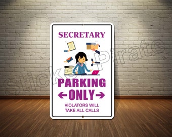 Secretary sign | Etsy
