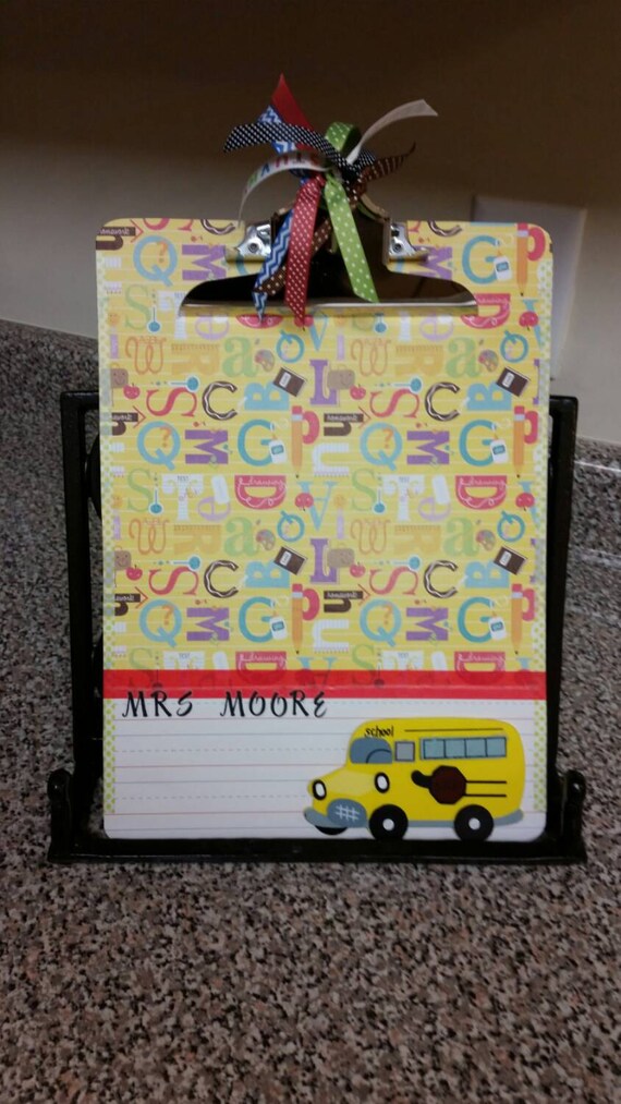 Homemade Clipboards by CraftETeacher on Etsy