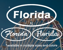 Popular items for florida sticker on Etsy